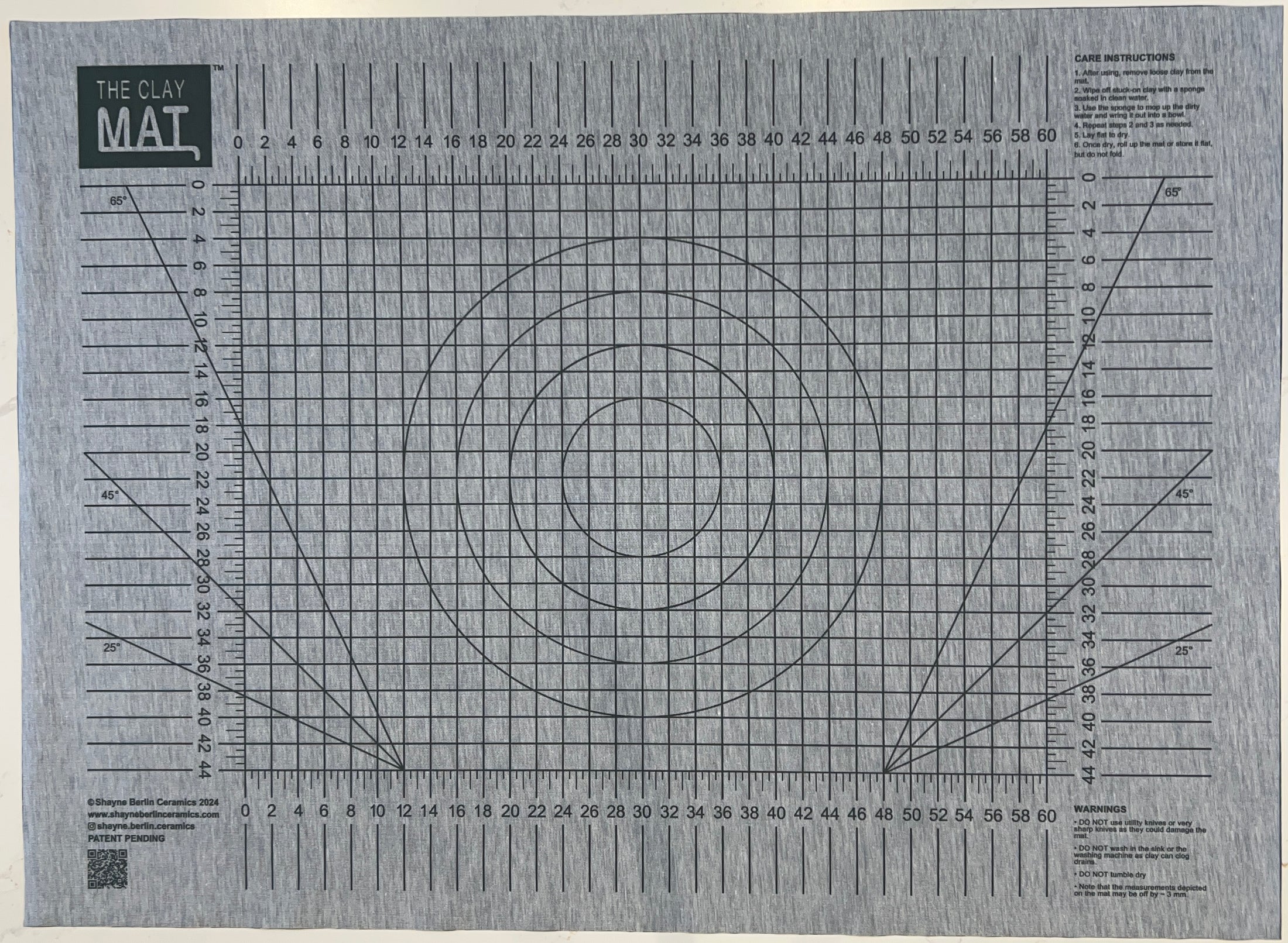 The Clay Mat™ | Shayne Berlin Ceramics